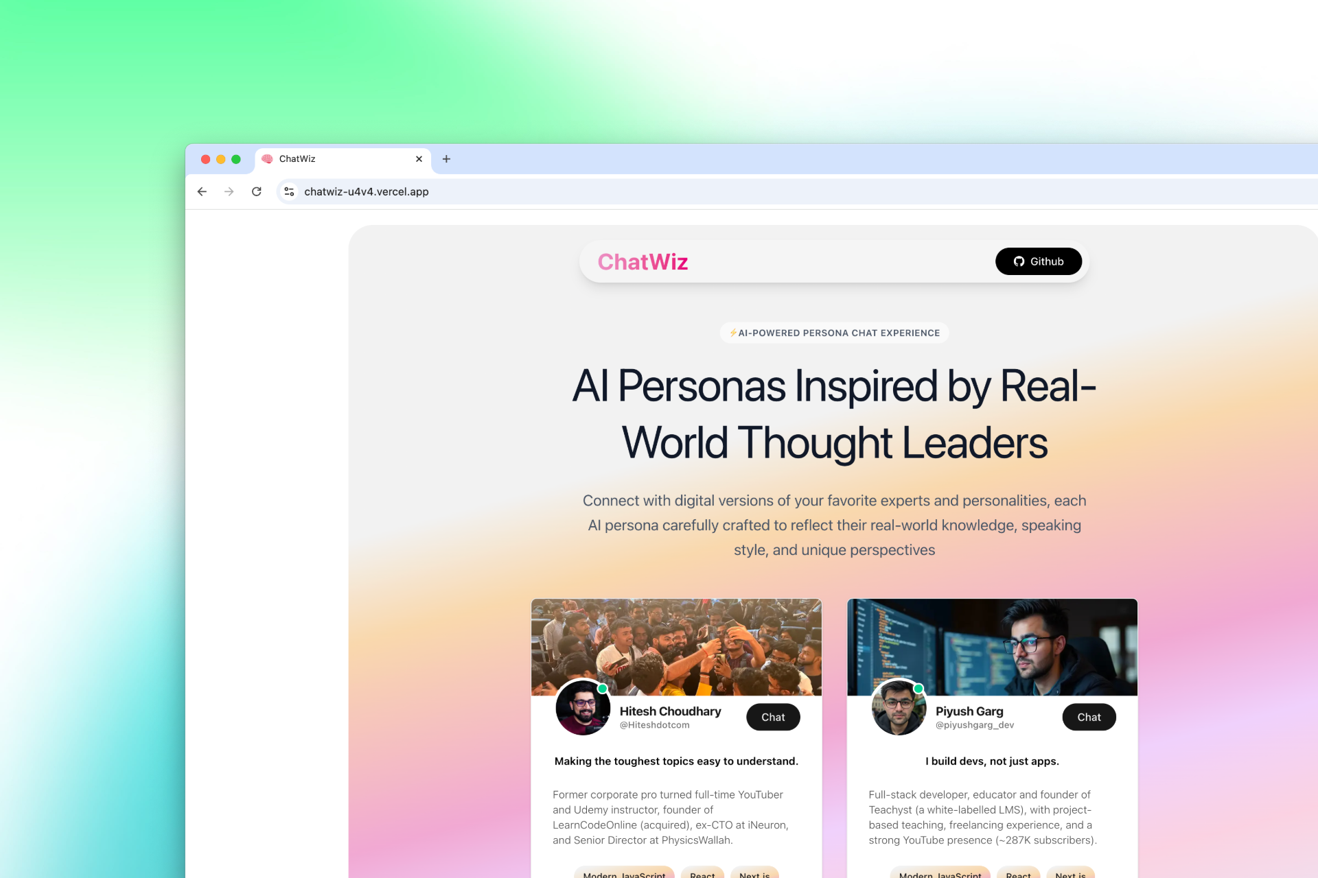 Vinay Kumar - Full Stack Developer